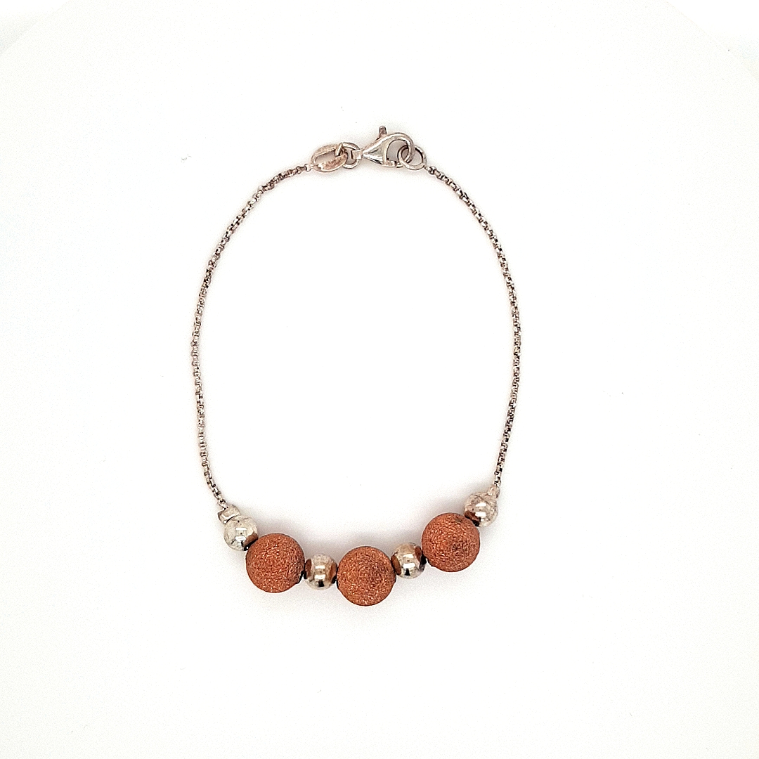 Silver Plated Ball Bracelet - Powells Jewellers